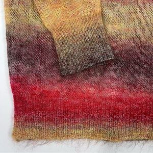 Fate | Sweaters | Nwt Fate Lightweight Stripe Fade Multi Color Mohair ...